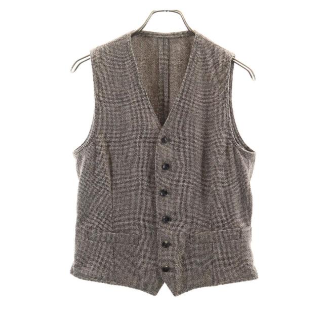 ラルディーニ ジレベスト 44 ブラウン系 LARDINI メンズ