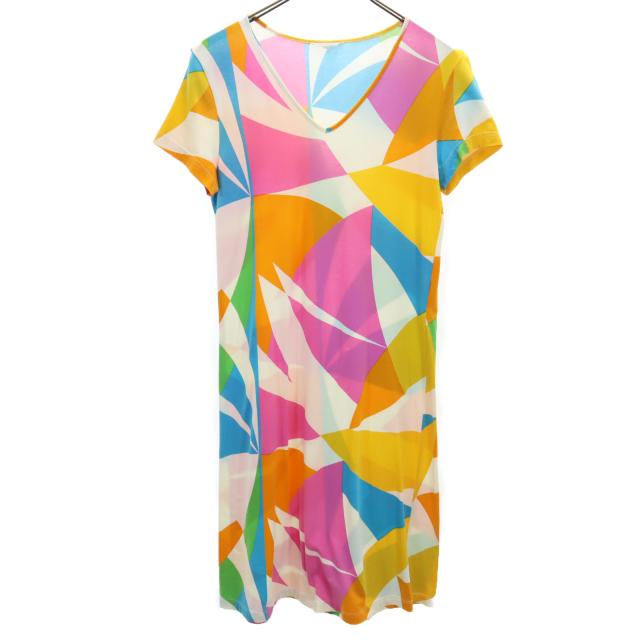 マリメッコ  ミカピーライネン 半袖 ロングワンピース XS Marimekko  MIKA PIIRAINEN レディース