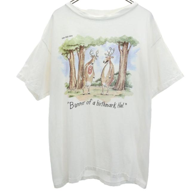 ファーサイド 80s 半袖 シングルステッチ Tシャツ ホワイト THE FAR SIDE ファーサイド メンズ