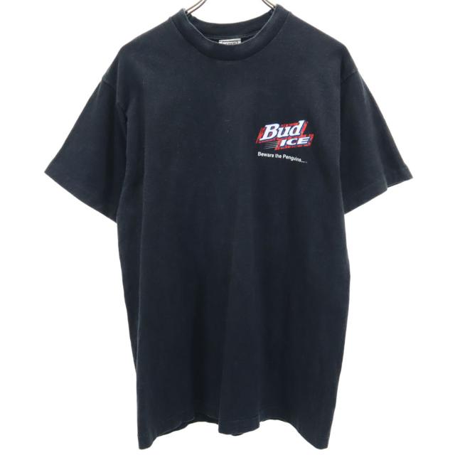 ワイルドオーツ 90s USA製 バックプリント 半袖 BUD ICE Tシャツ L WILD OATS シングルステッチ オールド ヴィンテージ 企業系 メンズ