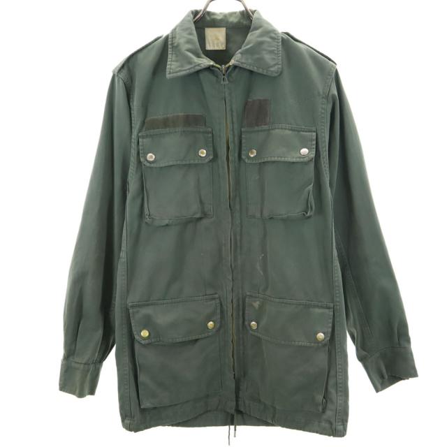 フランス軍 70s ヴィンテージ ミリタリージャケット 92LGM カーキ FRENCH ARMY フィールド ヘリンボーンツイル メンズ