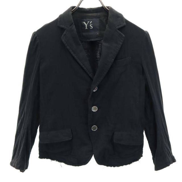 ワイズ 日本製 テーラードジャケット 1 ブラック Y’s レディース