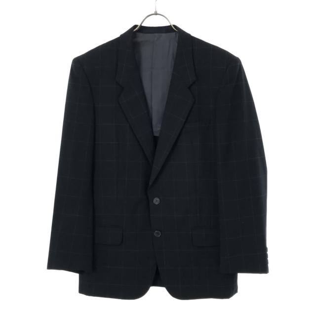 ポールスミスロンドン 格子柄 テーラードジャケット 90A4 ブラック Paul Smith LONDON メンズ