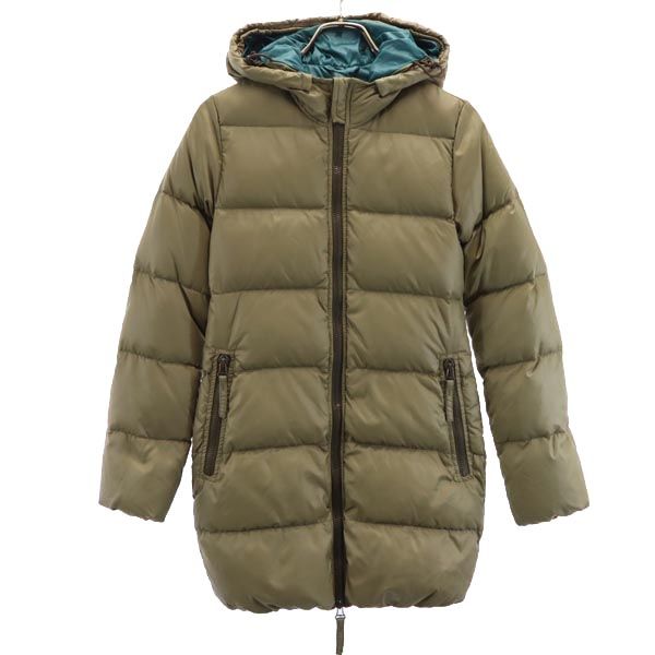 DUVETICA デュベイカ ダウンコート 38 カーキ系 ダウンジャケット レディース