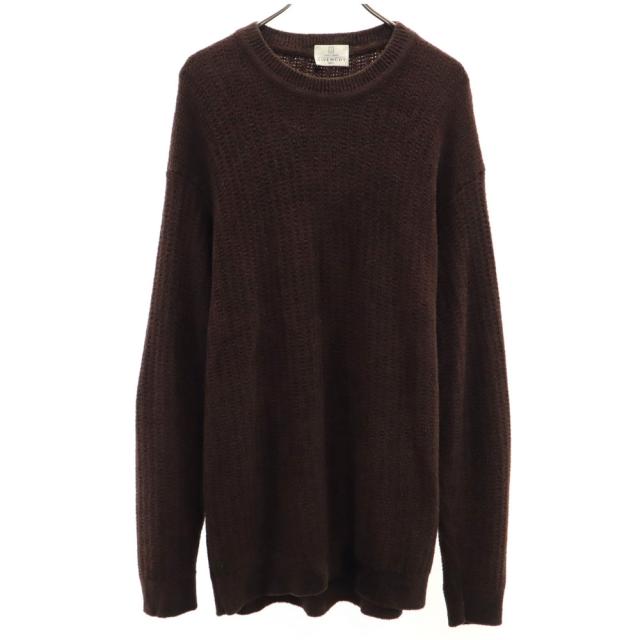 ジバンシィ 90s イタリア製 ウールブレンド オールド 長袖 セーター L ブラウン GIVENCHY GENTLEMAN  ニット メンズ