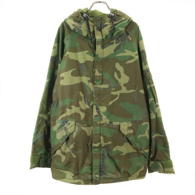 アメリカ軍 90s ゴアテックス ECWCS イクワックス ウッドランドカモ パーカー L カーキ US ARMY 迷彩 ミリタリー ジャケット メンズ