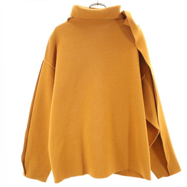 アイレネ ウールブレンド 長袖 ニット 36 オレンジ系 IRENE カットソー レディース