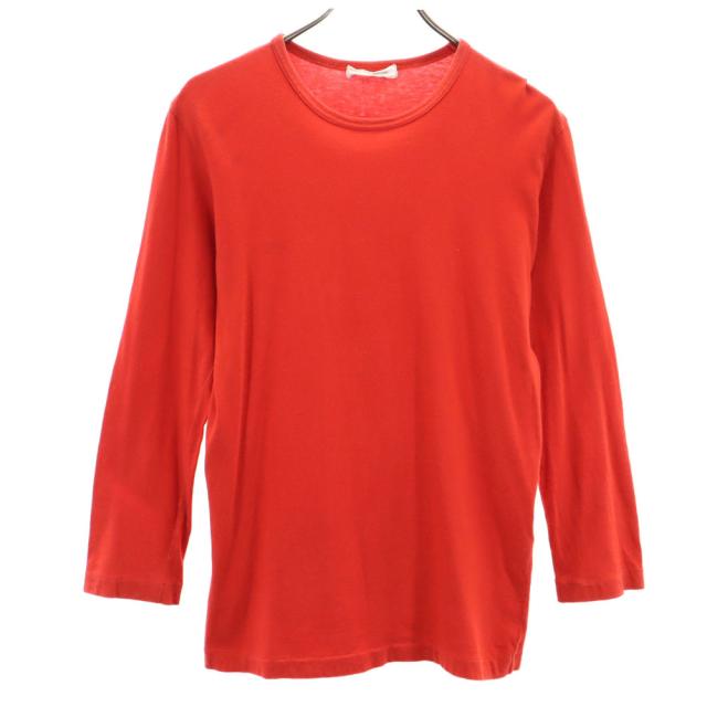 コムデギャルソン 1988年 80s ヴィンテージ 長袖 Tシャツ レッド COMME des GARCONS ロンT レディース