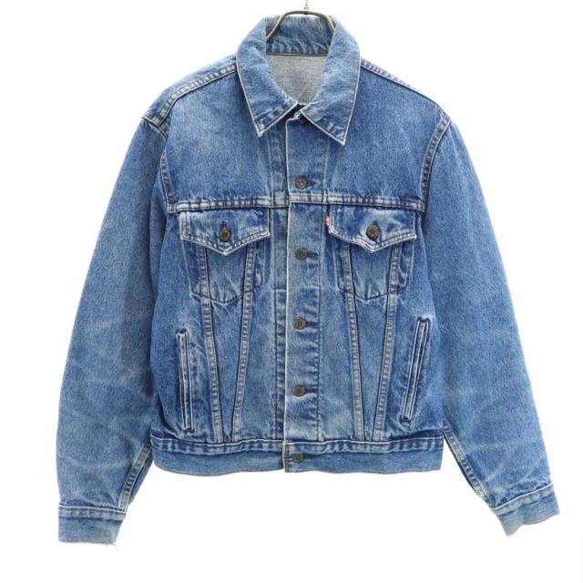 リーバイス 80s 90s カナダ製 オールド デニムジャケット 42 ウォッシュブルー Levi’s トラッカー ジージャン メンズ