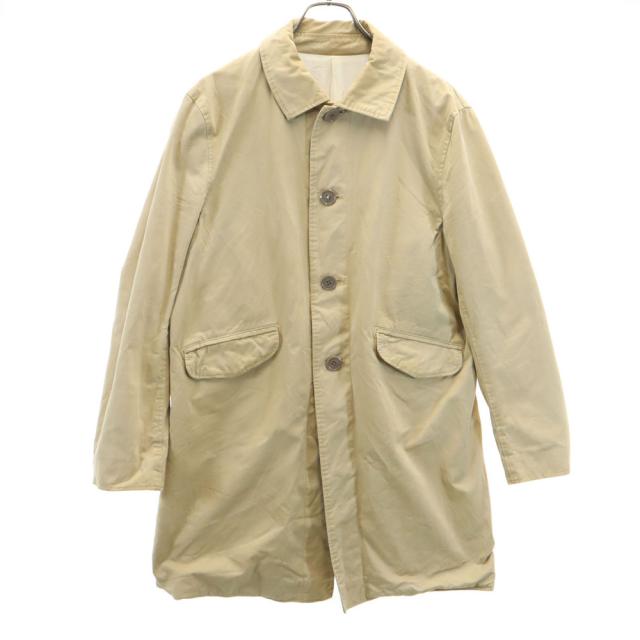 マスターアンドコー 日本製 長袖 ステンカラーコート XS ベージュ MASTER&CO. メンズ