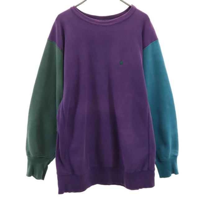 チャンピオン 90s USA製 オールド 刺繍タグ 長袖 リバースウィーブ スウェット トレーナー XXL Champion ビッグサイズ メンズ