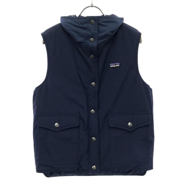 パタゴニア 28575FA13 リバーシブル 中綿ベスト S ブルー系 patagonia アウトドア レディース