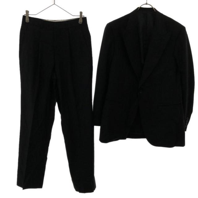 バーバリーロンドン 三陽商会 ウール スーツ 上下セットアップ 46 ブラック BURBERRY LONDON メンズ