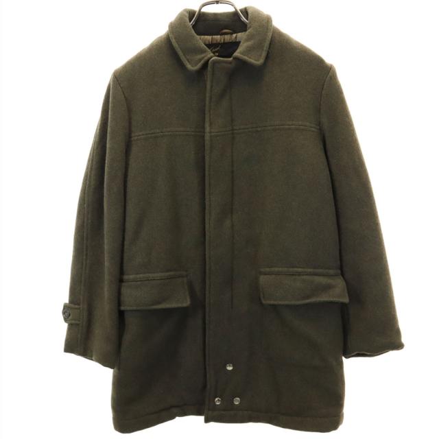 マクレガー 70s ヴィンテージ メルトン ステンカラーコート 16 カーキ McGregor TALONジップ レディース