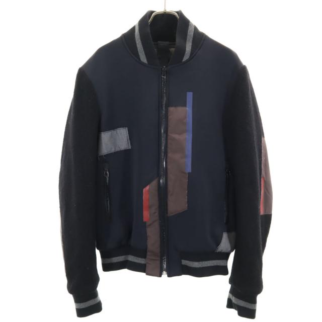 ジャン カルロ ロッシ イタリア製 中綿 スタジャン 50 ブラック系 GIAN CARLO ROSSI ジャケット メンズ