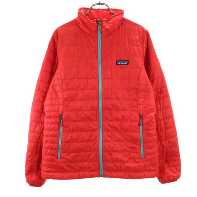 パタゴニア 84217FA16 中綿ジャケット M レッド patagonia キルティング プリマロフト レディース