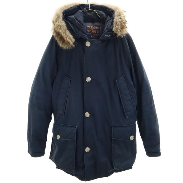 ウールリッチ モルドバ製 アークティック パーカー S ネイビー WOOLRICH ARCTIC PARKA たぬきファー メンズ