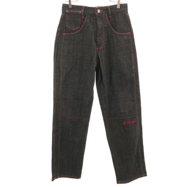 フラチナムフブ ストレートデニムパンツ ブラック Platinum Fubu ジーンズ メンズ