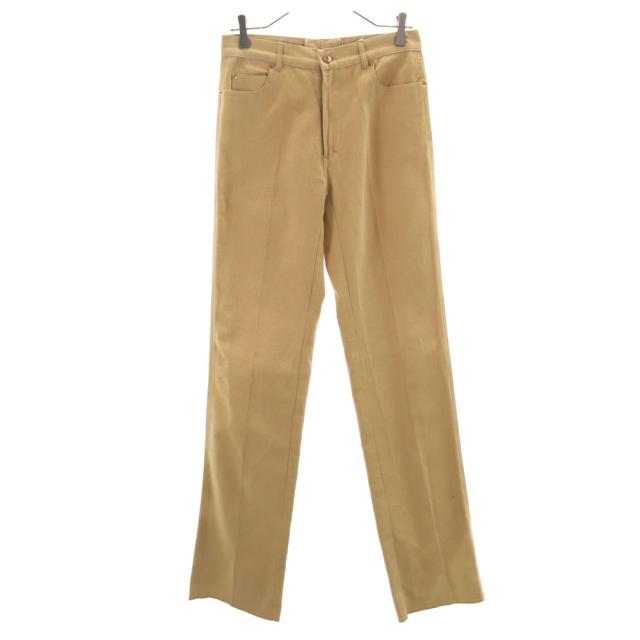 イヴサンローラン 80s 英国製 片爪YKK ヴィンテージ コットンパンツ ｗ30 ベージュ YVES SAINT LAURENT メンズ