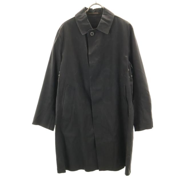 マッキントッシュ 英国製 ステンカラーコート 36 ネイビー Mackintosh メンズ