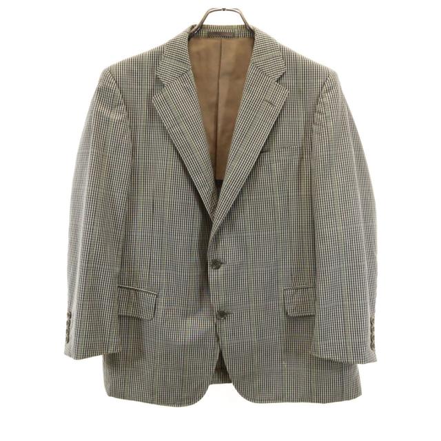 バーバリーズ 90s オールド チェック柄 テーラードジャケット BE4 ベージュ 他 Burberrys ブレザー メンズ