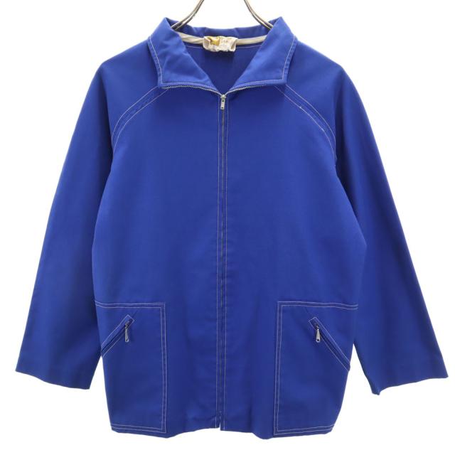 ホワイトスタッグ 60s 70s ヴィンテージ USA製 タロンジップ ジップアップ ジャケット ブルー WHITE STAG メンズ