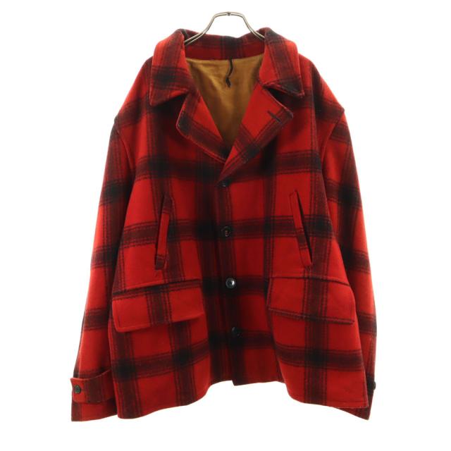 ヴィンテージ 40s 50s ハンドウォーマーポケット マッキーノ バッファローチェック柄 ウール ハンティングジャケット VINTAGE メンズ