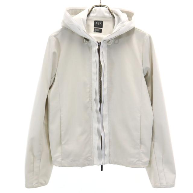アルマーニエクスチェンジ ジップパーカー S ライトグレー ARMANI EXCHANGE レディース