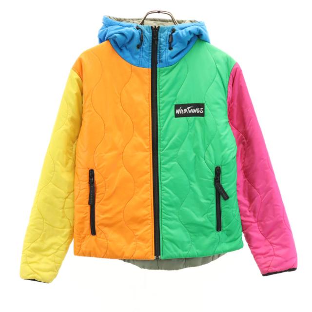 ワイルドシングス USA製 オールド キルティングジャケット XS WILDTHINGS 中綿入り レディース