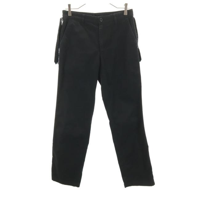 イッセイミヤケ 日本製 ロングパンツ 1 ブラック ISSEY MIYAKE メンズ