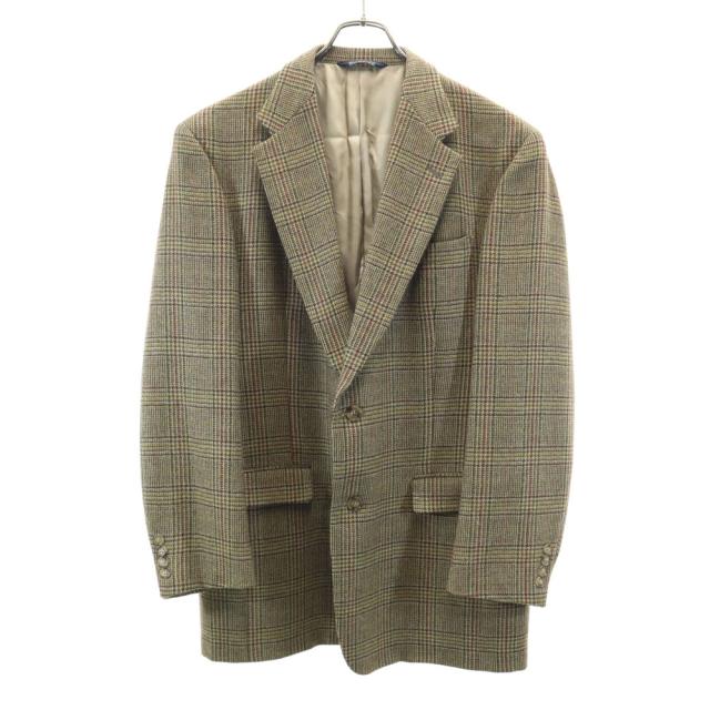 Burberrys バーバリーズ 90s オールド USA製 チェック柄 テーラードジャケット ベージュ メンズ