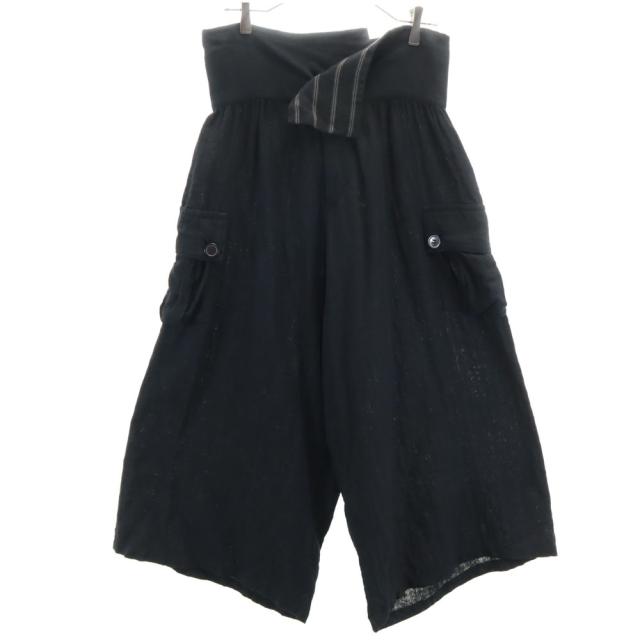 Y’s ワイズ 日本製 カーゴパンツ 2 ブラック メンズ