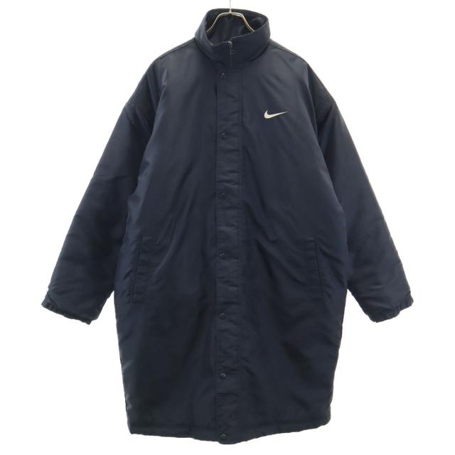 NIKE ナイキ 90s 00s オールド 白タグ ダウンコート M ブラック スウォッシュ メンズ