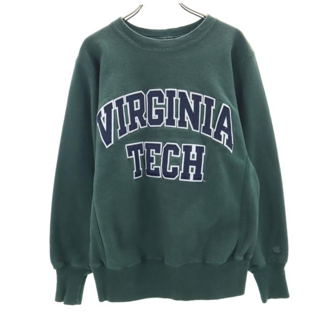 Champion チャンピオン 長袖 リバースウィーブ スウェット グリーン 内タグ、袖ワッペン欠損 メンズ