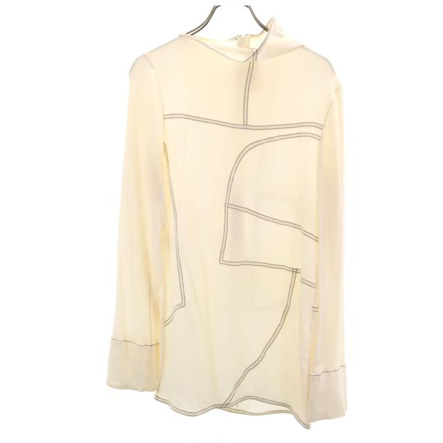 MARNI マルニ ポルトガル製 長袖 ブラウス 38 アイボリー レディース