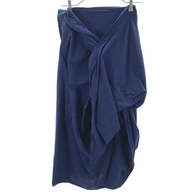 Yohji Yamamoto ヨウジヤマモト 80s 日本製 オールド ロング丈 スカート S ネイビー レディース