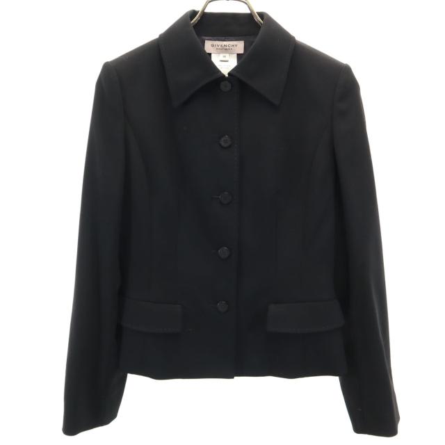 Givenchy ジバンシー 日本製 ウールジャケット 36 ブラック レディース