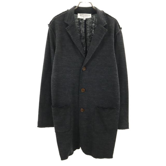 Vivienne WestwoodMAN ヴィヴィアンウエストウッドマン 日本製 カットオフ加工 テーラードジャケット 44 アンコン メンズ