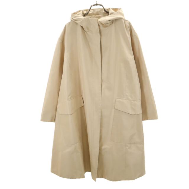 FOXEY BOUTIQUE フォクシー ブティック 日本製 フーデッド コート 38 ベージュ レディース