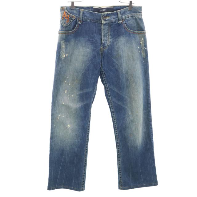 ARMANI JEANS アルマーニジーンズ INDIGO 009 コンフォートフィット デニムパンツ w31 ウォッシュブルー ジーンズ メンズ