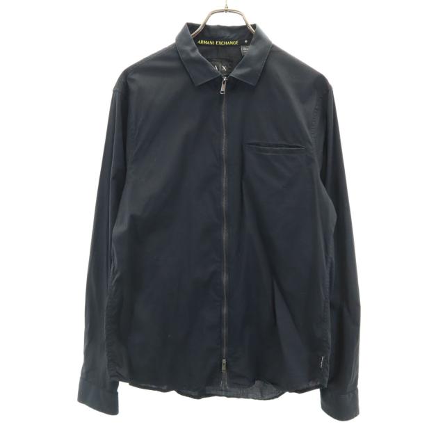 ARMANI EXCHANGE アルマーニエクスチェンジ コットンジャケット L ブラック メンズ