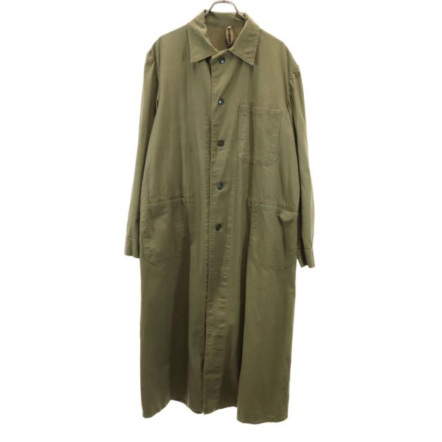 Czech Army チェコスロバキア軍 50s ヴィンテージ ワーク ステンカラーコート 3 カーキ ミリタリー メンズ