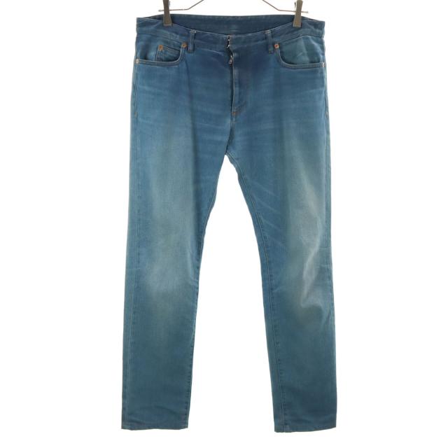 Maison Martin Margiela メゾンマルタンマルジェラ イタリア製 スリム デニムパンツ 48 ウォッシュブルー ジーンズ メンズ
