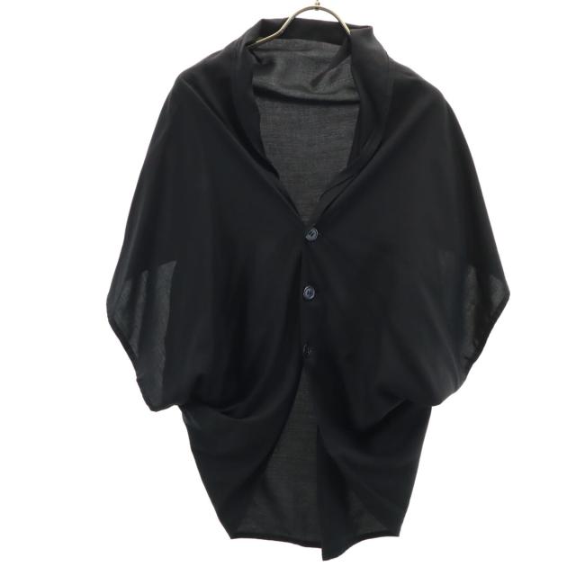 Y’s ワイズ 日本製 ノースリーブ シャツ 3 ブラック ヨウジヤマモト レディース