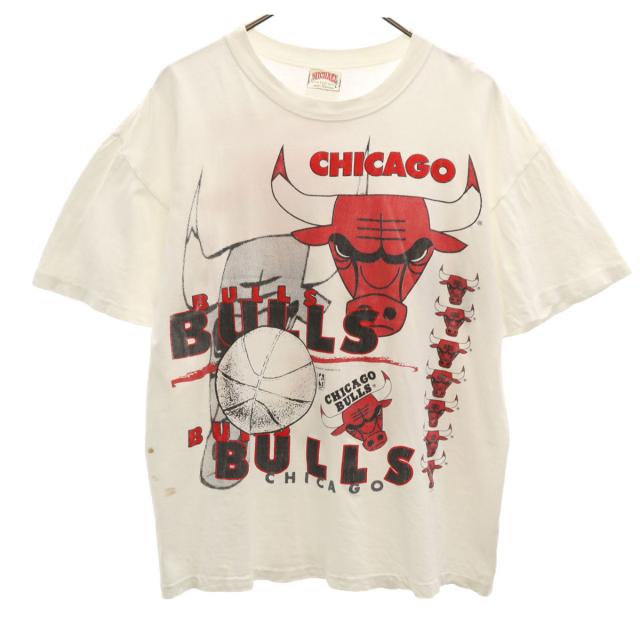 MICHAEL ATHLETIC DEPT 90s マジックジョンソンズT NBA シカゴ・ブルズ 半袖 Tシャツ XL Chicago Bulls シングルステッチ メンズ