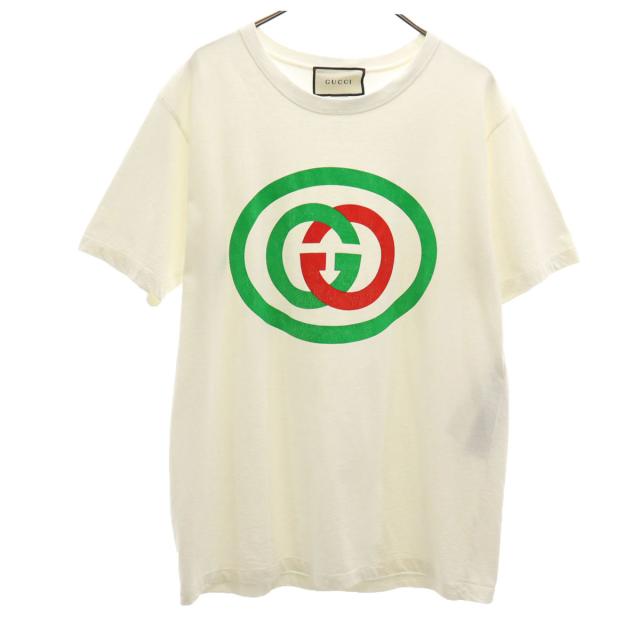 GUCCI グッチ 半袖 Tシャツ S ホワイト レディース