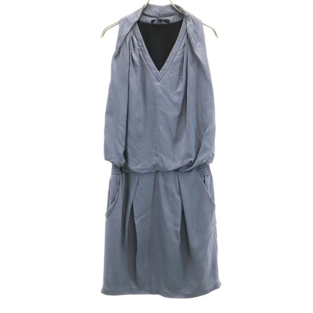 Alexander Wang アレキサンダーワン ノースリーブ ミニワンピース 4 チャコールグレー レディース