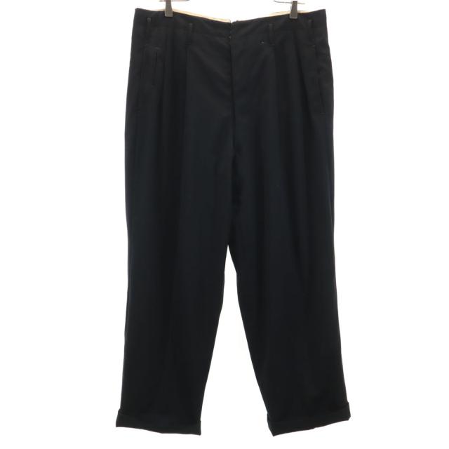 60s 70s ヴィンテージ スラックスパンツ ブラック DEPONIRT メンズ