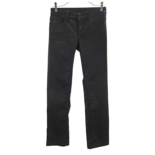 GUCCI グッチ イタリア製 ストレートパンツ 36 ブラック レディース