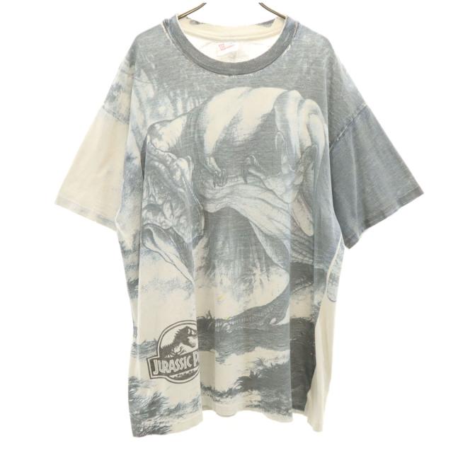 Hanes ヘインズ 90s オールド USA製 ジュラシックパーク3 ムービーT 映画 ジェラシックパーク 半袖 Tシャツ XL シングルステッチ メンズ